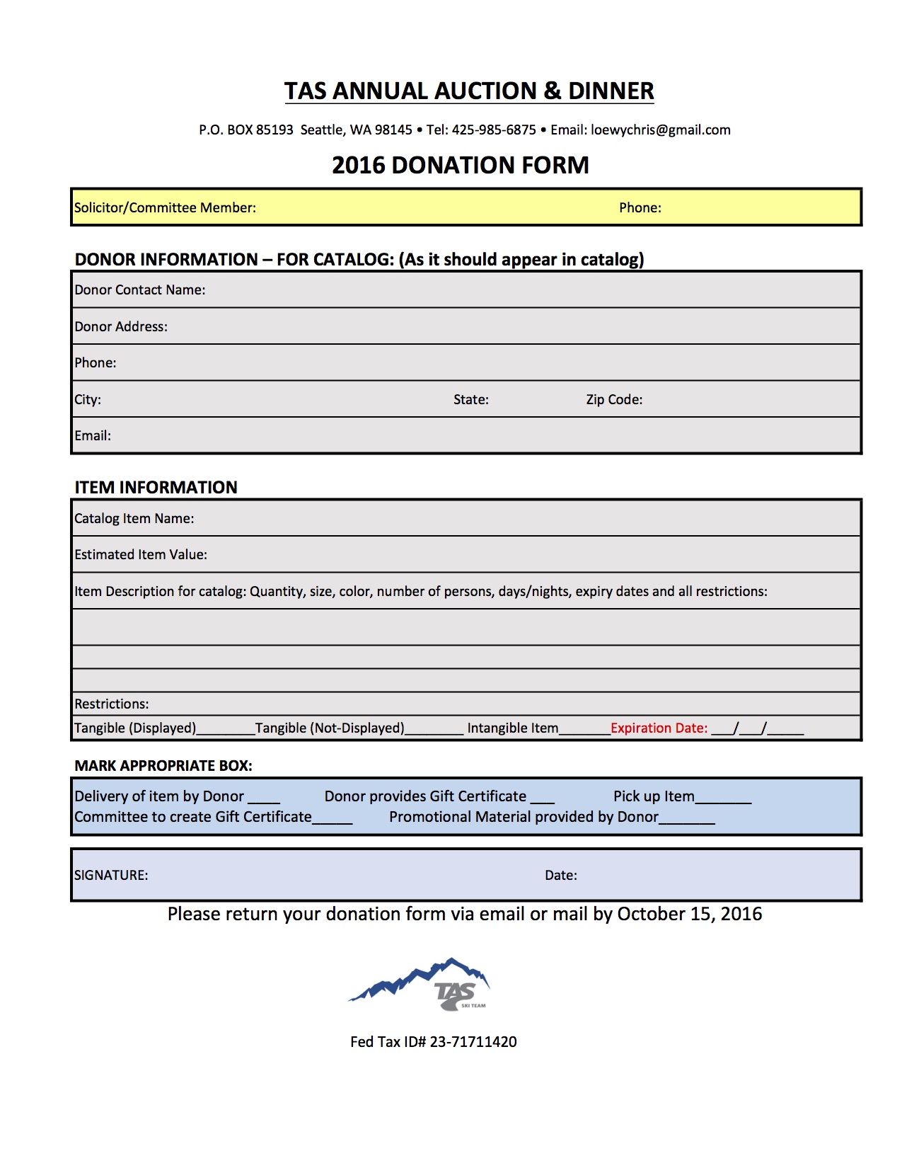 2016-master-procurement-form-v5-0 – TAS Ski Team 2016-master-procurement-form-v5-0 – TAS Ski Team